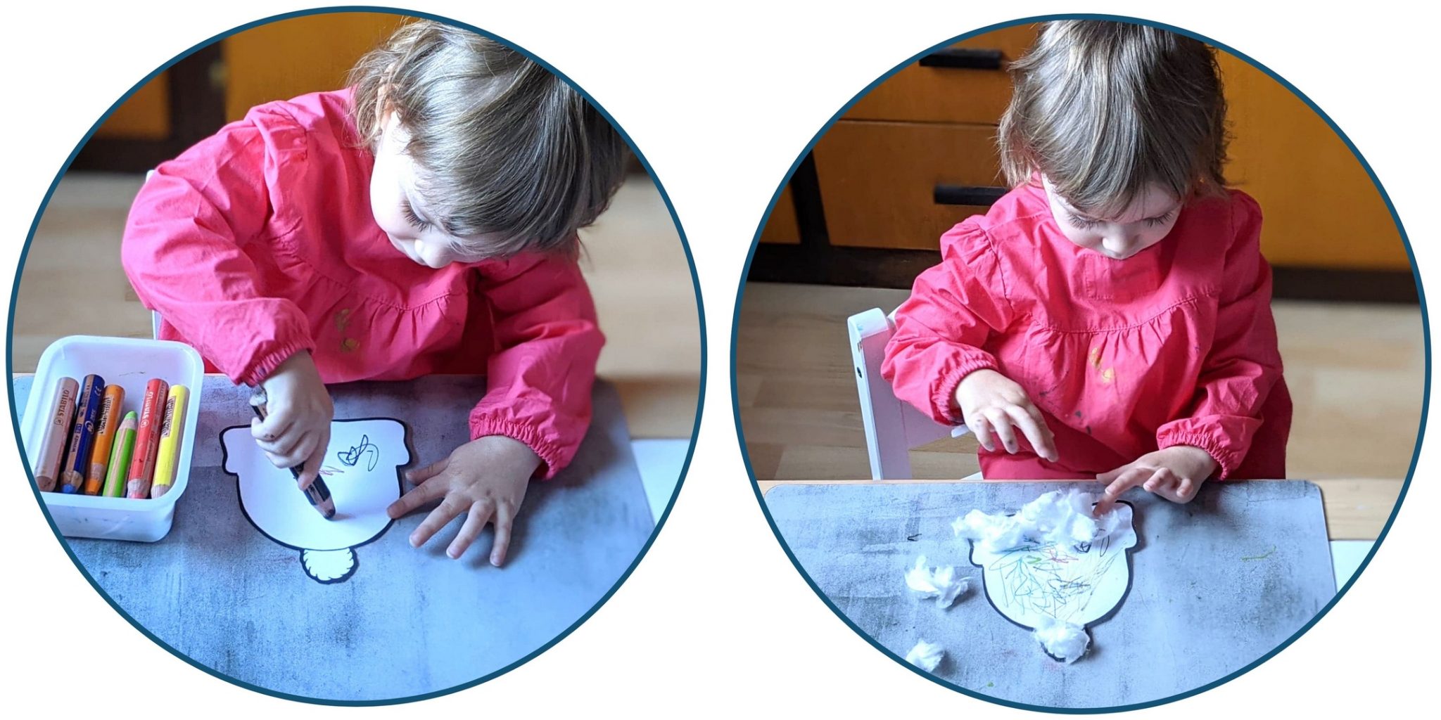 Un bonnet coloré et doux avec de la ouate | Maman Chipie